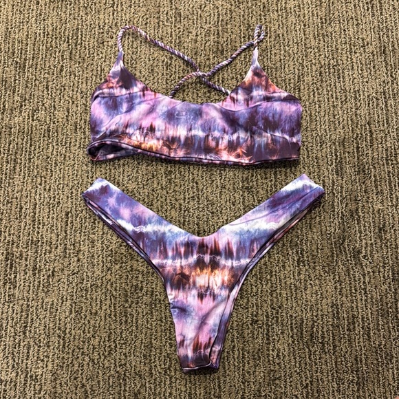 Ayra | Swim | Ayra Los Angeles Panama Tiedye Bralette Bikini Top And ...